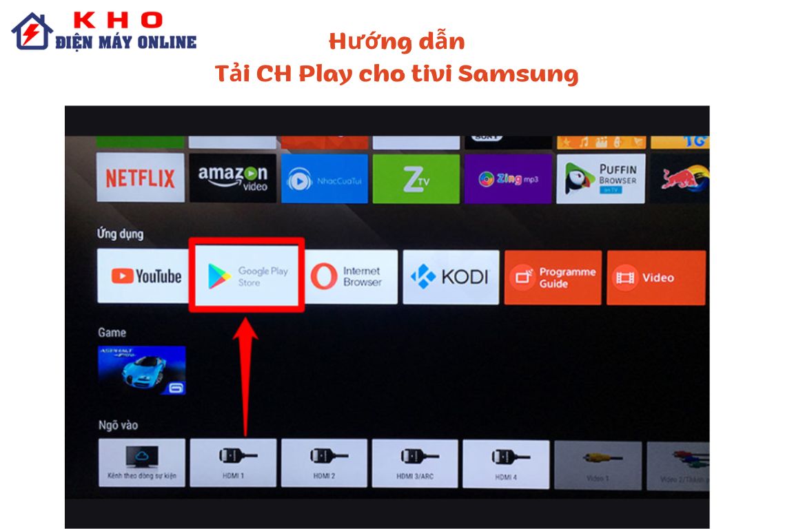 Cách cài đặt/ tải CH Play cho tivi Samsung với 5 bước